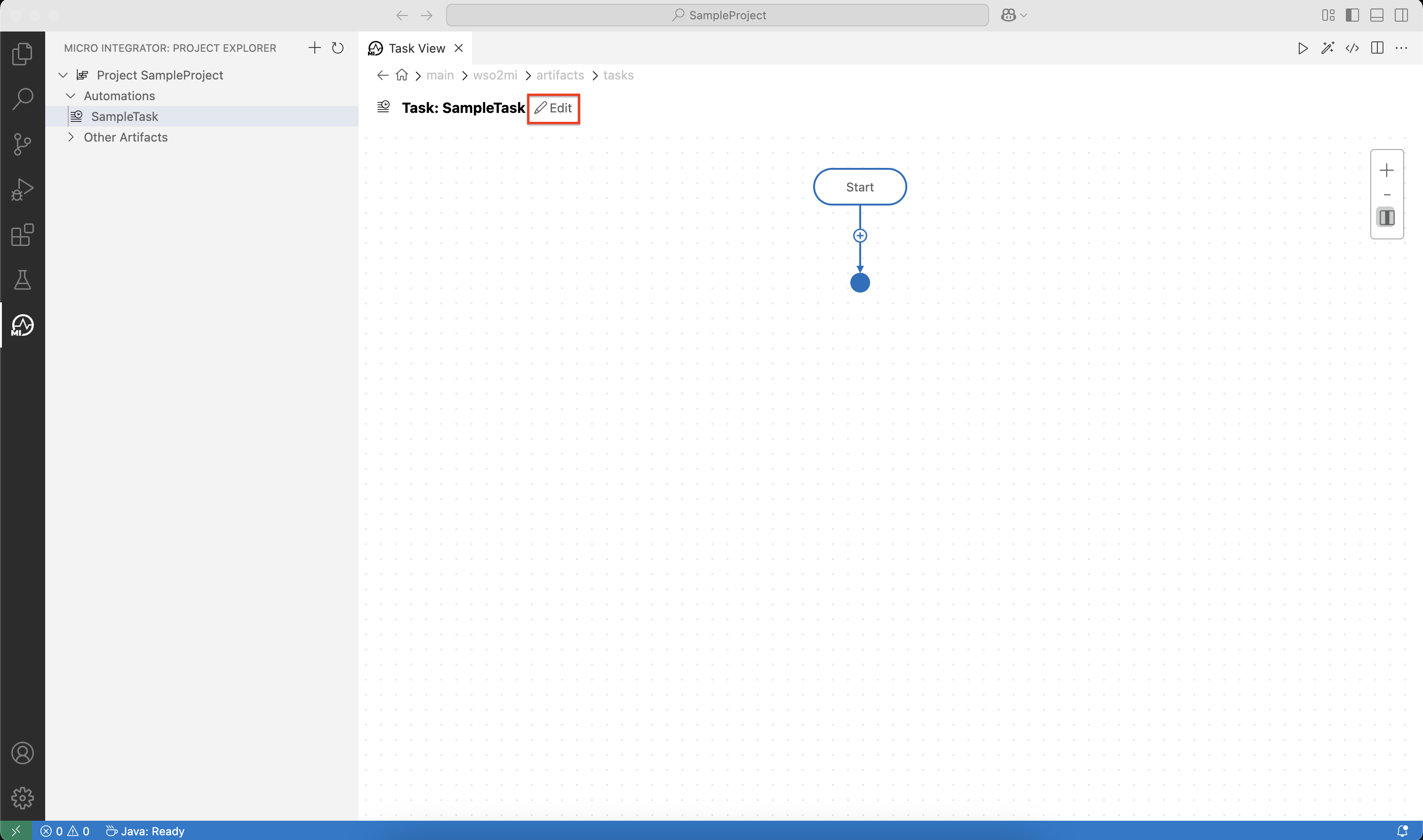 Create Scheduled Tasks - WSO2 Micro Integrator Documentation 4.4.0